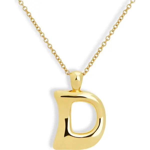 MOD + JO Blake Bubble Letter Pendant Necklace - D