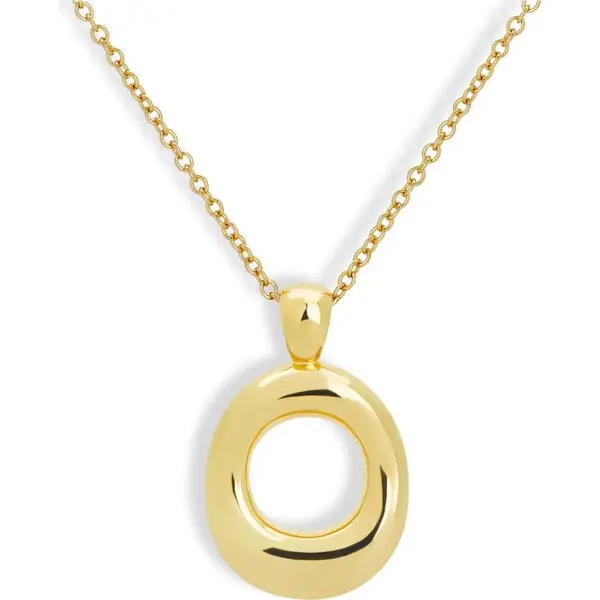 MOD + JO Blake Bubble Letter Pendant Necklace - O