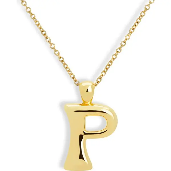 MOD + JO Blake Bubble Letter Pendant Necklace - P