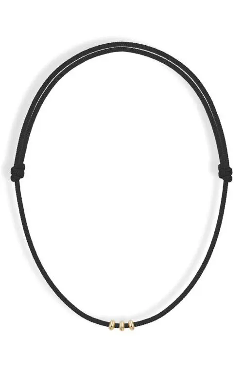 MOD + JO Tommy Cord Necklace - Black
