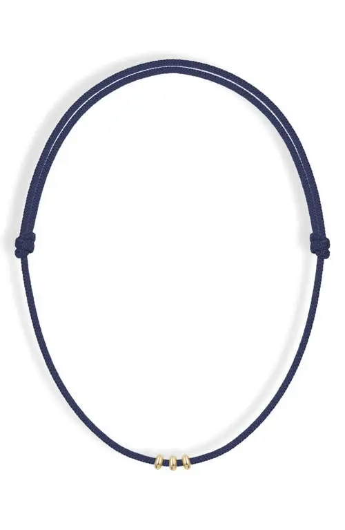 MOD + JO Tommy Cord Necklace - Blue