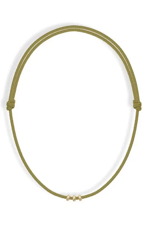 MOD + JO Tommy Cord Necklace - Green