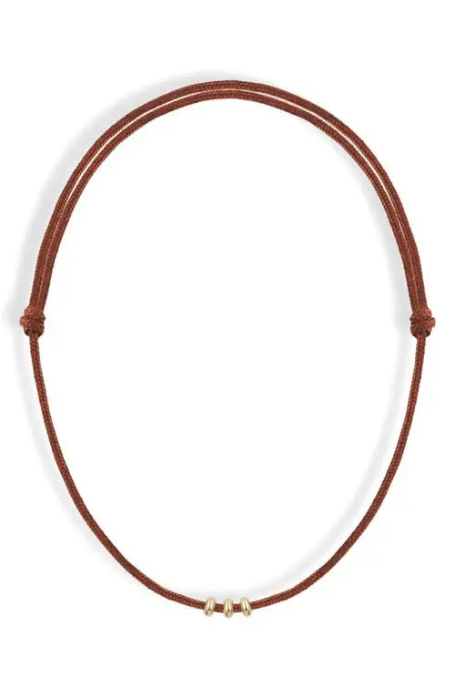MOD + JO Tommy Cord Necklace - Rust