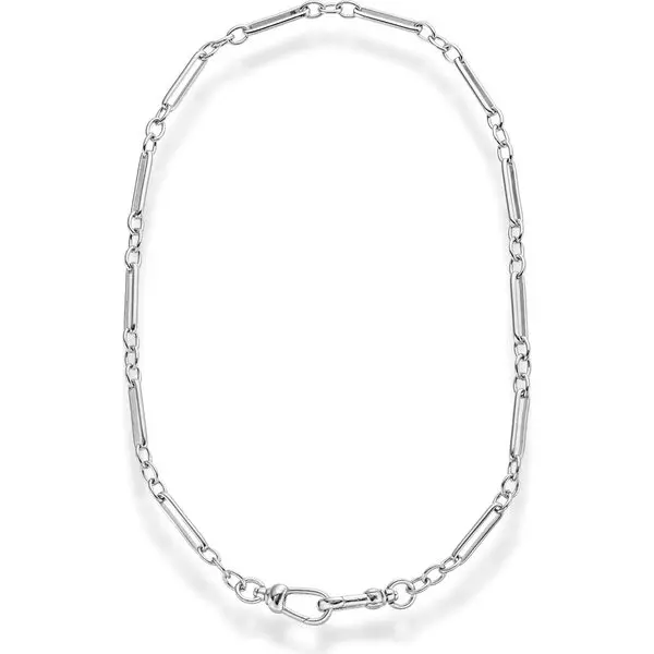 MOD + JO Liam Watch Chain Necklace - Silver