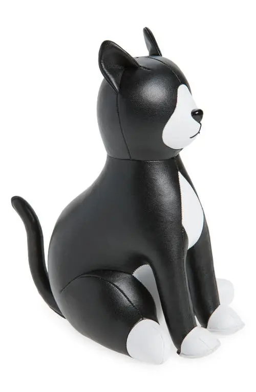 ZUNY Tuxedo Cat Bookend - Black And White
