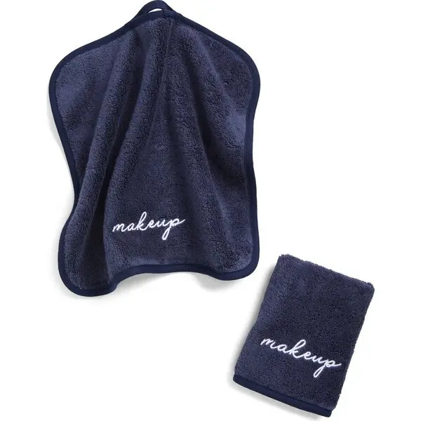 WEEZIE 2-pack Organic Cotton Terry Towels - Makeup