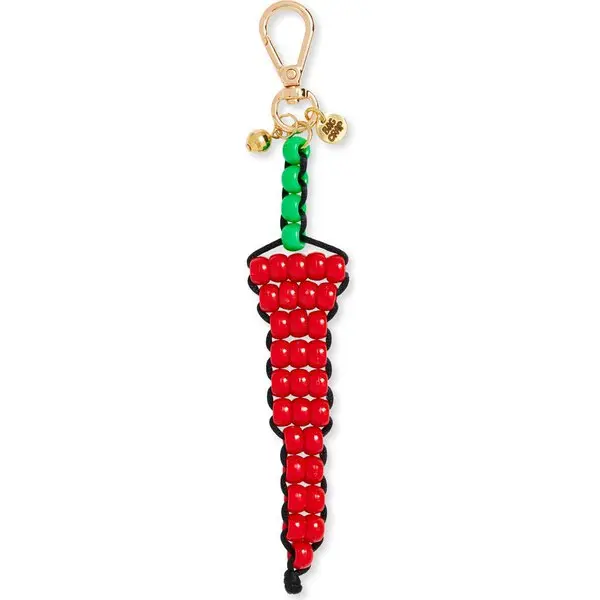 BAG CRAP Chili Pepper Beaded Bag Charm