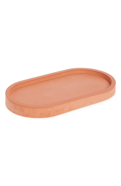 TENN PRAIRIE Oval Candle Tray - Brick