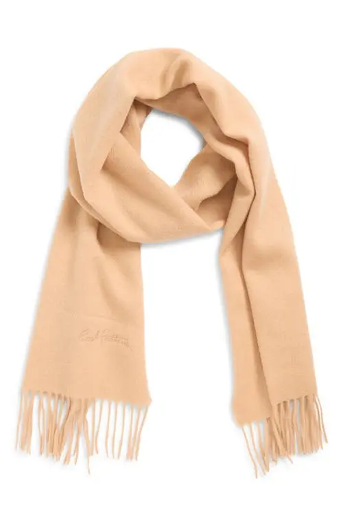 LOST PATTERN Lost In Warmth Cashmere Scarf - Khaki