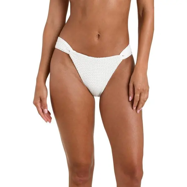 SUNSHINE 79 Flora Flair French Cut Bikini Bottoms - Ivory