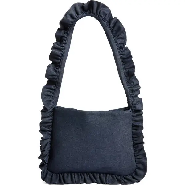 BAGGY LONDON Big Baggy Shoulder Bag - Denim