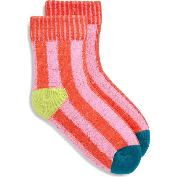 VERLOOP Mismatch Crew Socks - Poppy Lilac