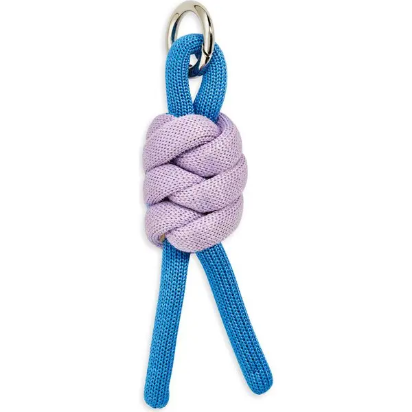 VERLOOP Color Block Knot Key Chain - Cobalt