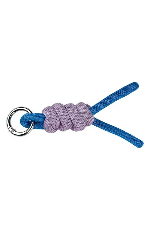 VERLOOP Color Block Knot Key Chain - Cobalt