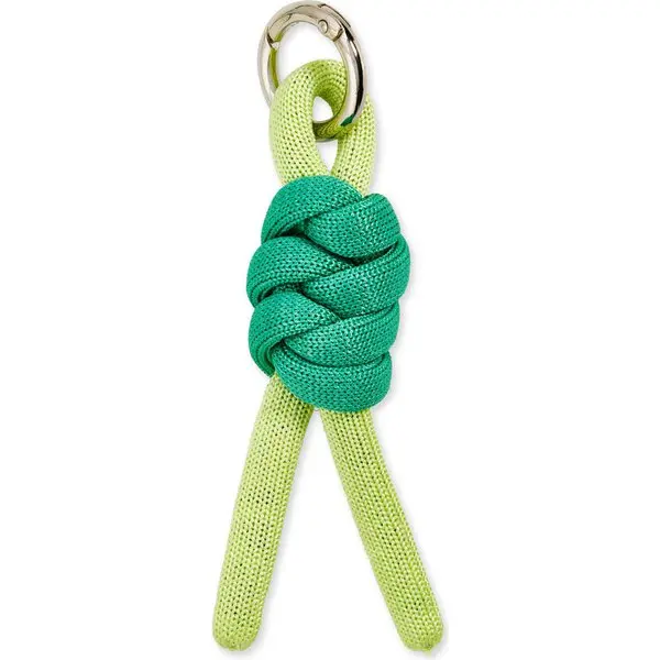 VERLOOP Color Block Knot Key Chain - Lime