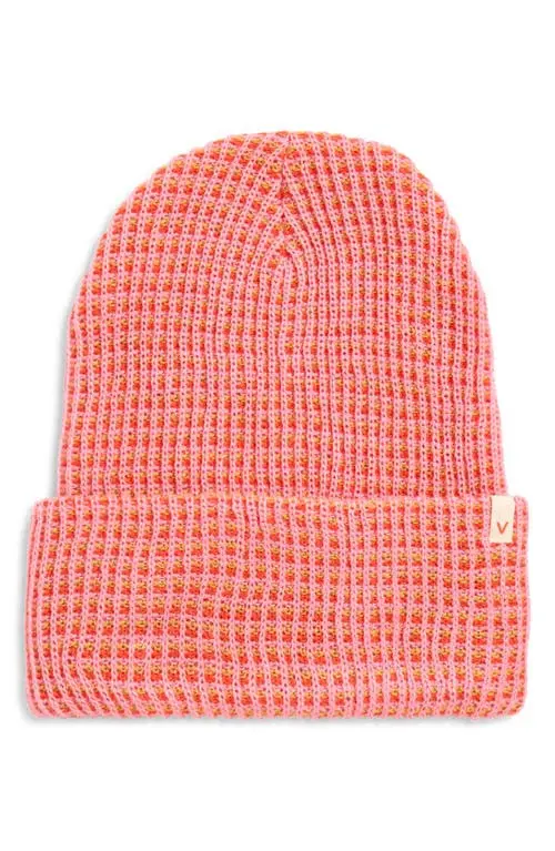 VERLOOP Simple Grid Beanie - Pink