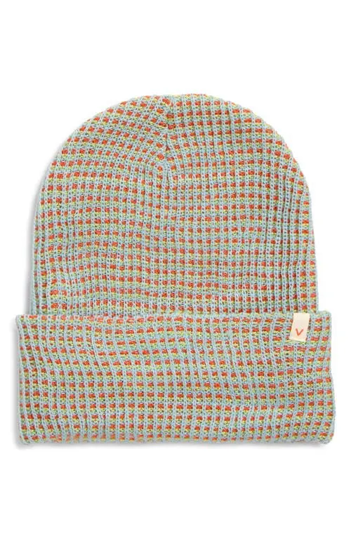 VERLOOP Simple Grid Beanie - Stone Blue