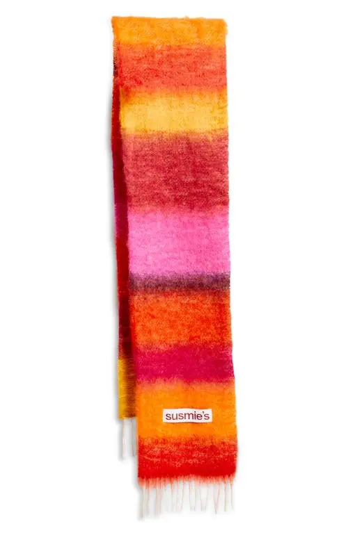 SUSMIE'S Wool & Mohair Fringe Scarf - So Long Marianne