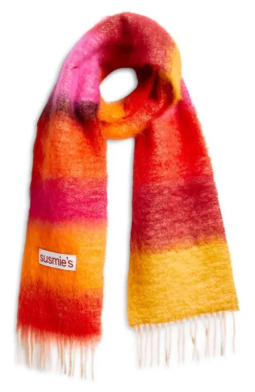 SUSMIE'S Wool & Mohair Fringe Scarf - So Long Marianne