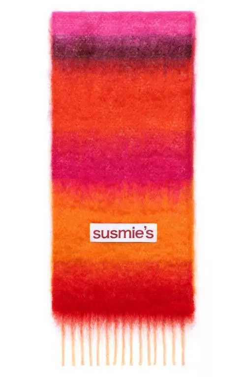 SUSMIE'S Wool & Mohair Fringe Scarf - So Long Marianne