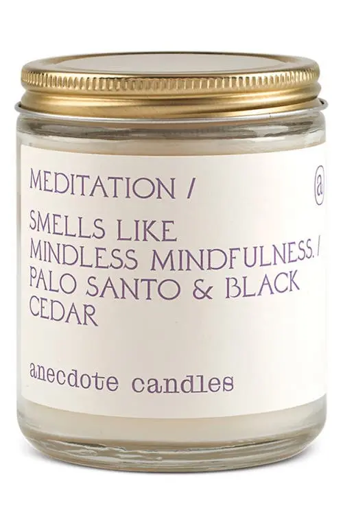 ANECDOTE CANDLES Meditation Candle - Cream