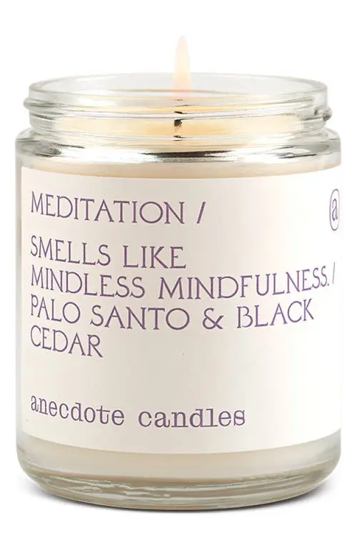 ANECDOTE CANDLES Meditation Candle