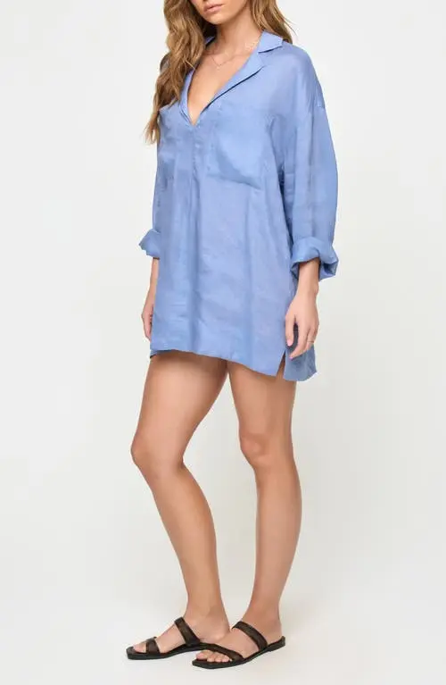 L*Space Oasis Linen Cover-up Tunic