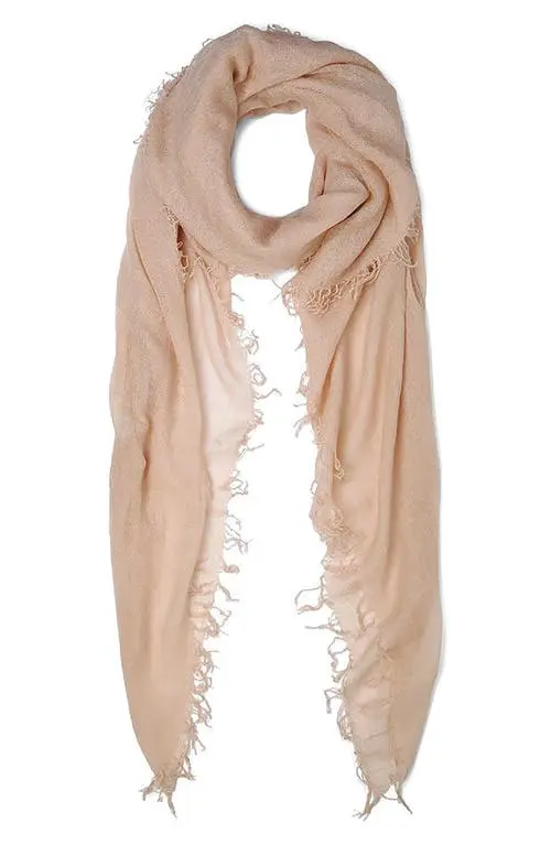 Chan Luu Fringe Cashmere & Silk Scarf - Doeskin