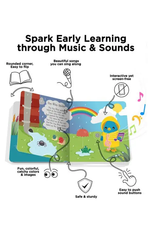 DITTY BIRD Nursery Rhymes Interactive Musical Sound Book