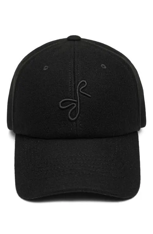 Ruslan Baginskiy Monogram Embroidered Baseball Cap - Black