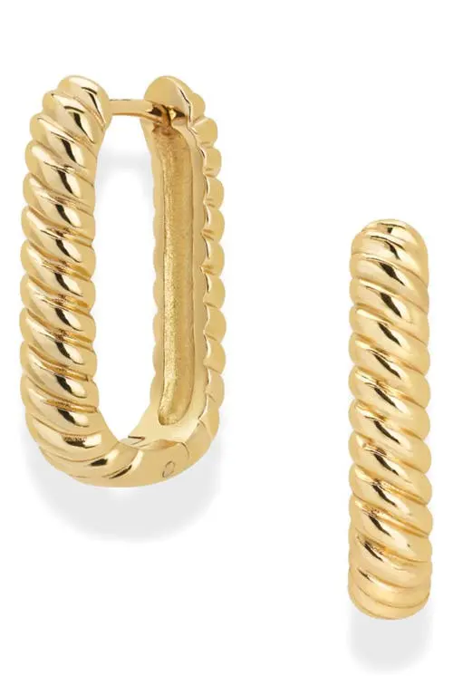 MOD + JO Rope Hoop Earrings - Gold