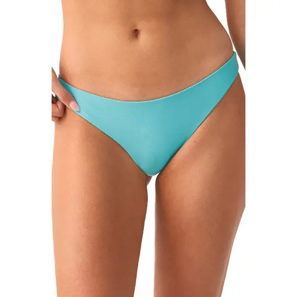 PQ Ruched Bikini Bottom - Saltwater
