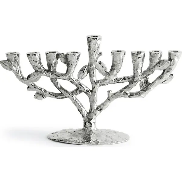 Michael Aram Tree Of Life Small Menorah - Silver