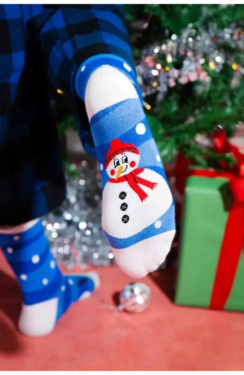 DOIY Xmas Snowman Crew Socks