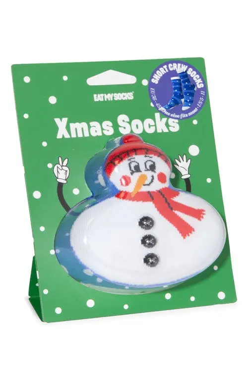 DOIY Xmas Snowman Crew Socks