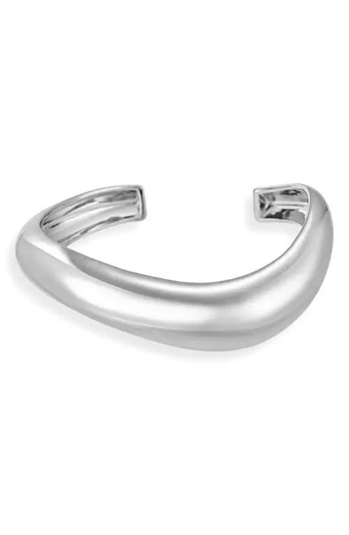 MOD + JO Giselle Domed Cuff Bracelet - Silver