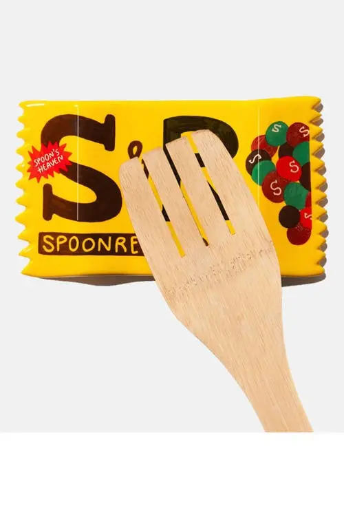 DOIY Corner Shop Collection S & R Ceramic Spoon Rest