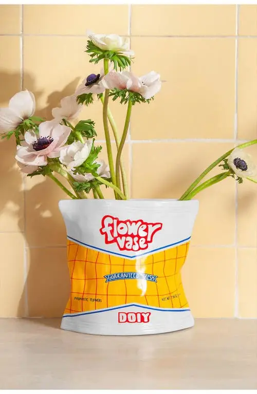 DOIY Chips Bag Ceramic Vase