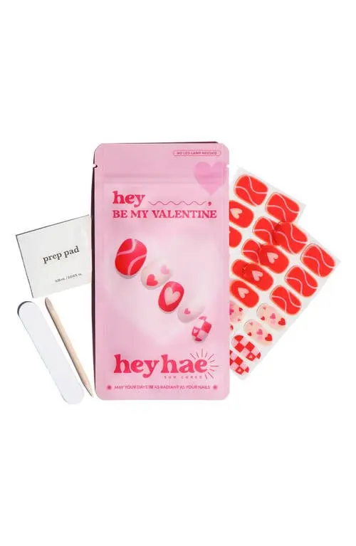 HEYHAE Sun-cured Gel Nail Strips - Be My Valentine