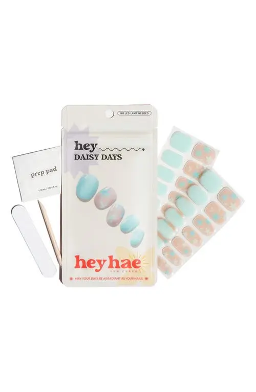HEYHAE Sun-cured Gel Nail Strips - Daisy Days