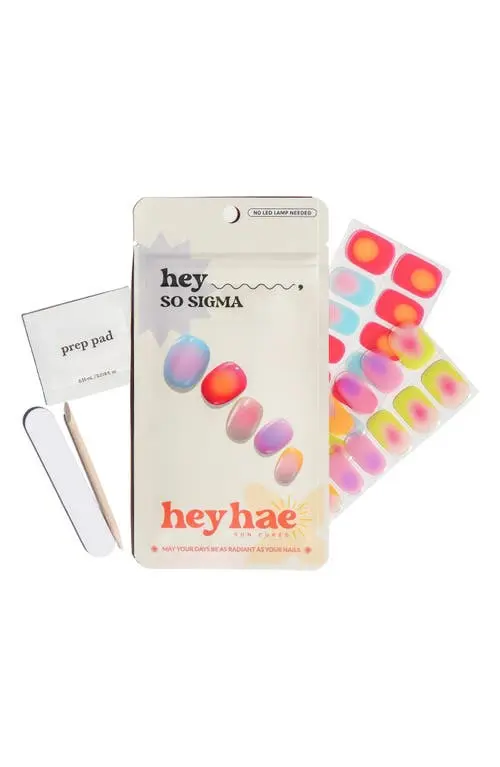 HEYHAE Sun-cured Gel Nail Strips - So Sigma