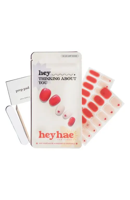 HEYHAE Sun-cured Gel Nail Strips - Thinking About You