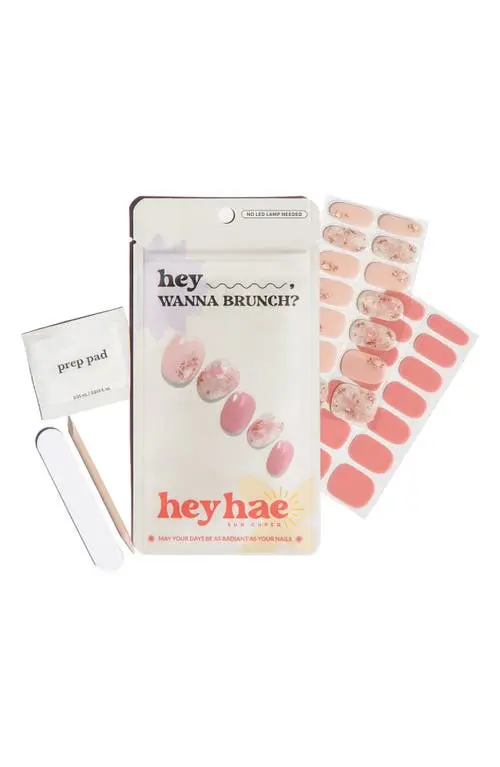 HEYHAE Sun-cured Gel Nail Strips - Wanna Brunch