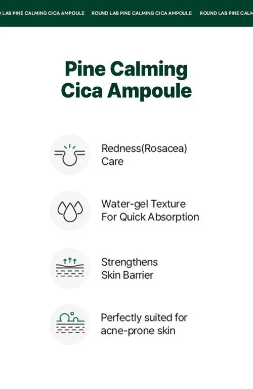 ROUND LAB Pine Calming Cica Ampoule - No Color