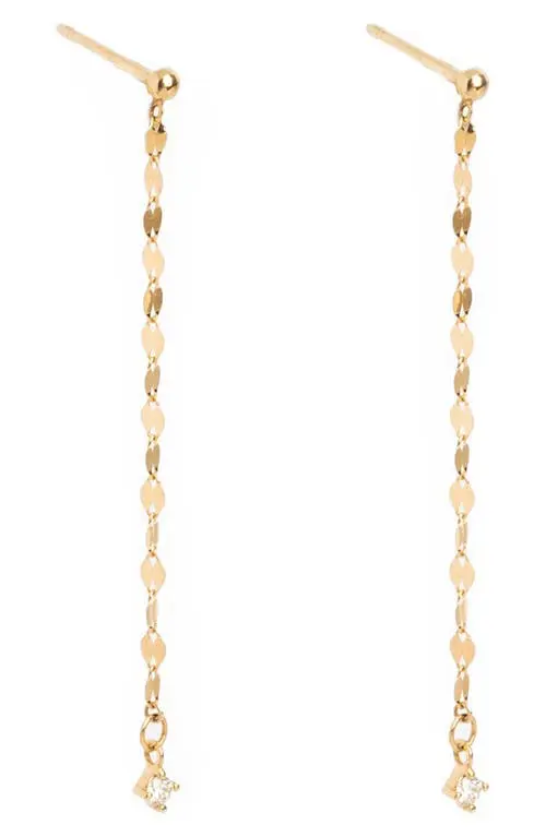 LOCAL ECLECTIC 9k & Diamond Convertible Drop Earrings - Gold