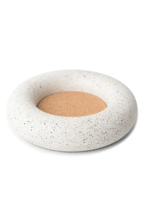 PRETTI.COOL Wine Bottle Coaster - White Terrazzo