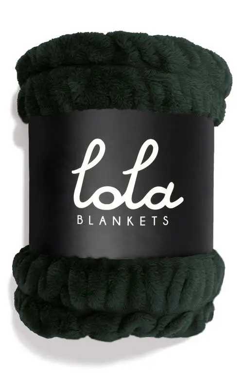 LOLA BLANKETS Original Throw Blanket - Winter Pine