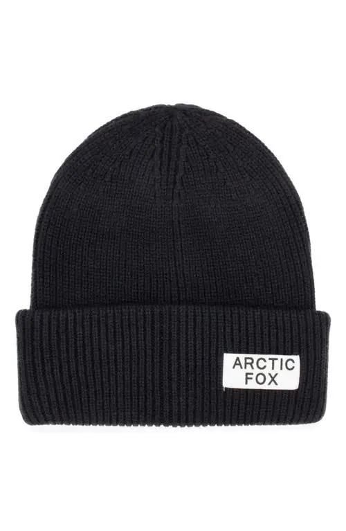 ARCTIC FOX & CO Recycled Bottle Beanie - Black Onyx