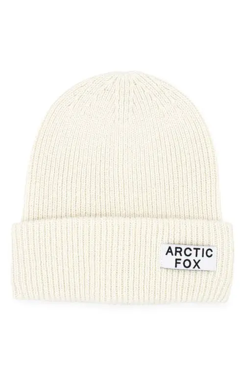 ARCTIC FOX & CO Recycled Bottle Beanie - Winter White