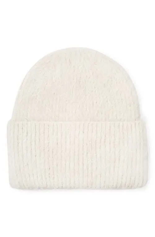 ARCTIC FOX & CO Alpaca Blend Cuffed Beanie - Arctic White